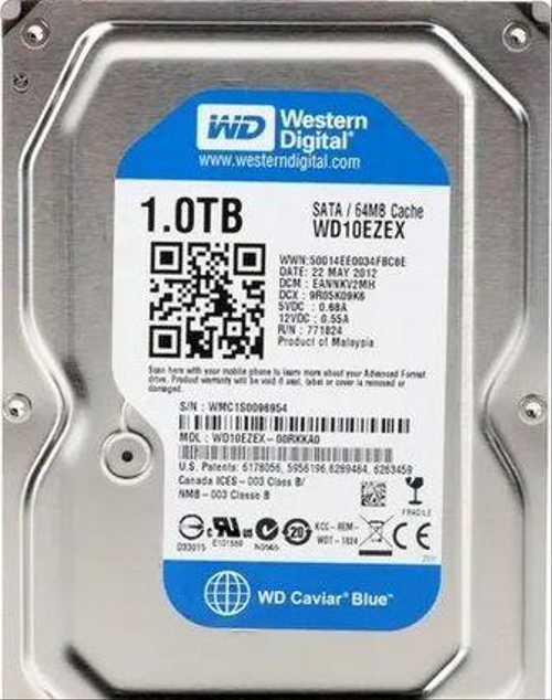 1 тб жесткий диск wd blue wd10ezex обзор