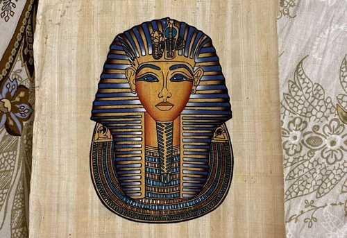 Картины на папирусе из Египта, Тутанхамон