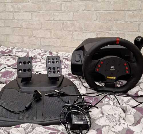 Руль logitech momo racing 240 градусов