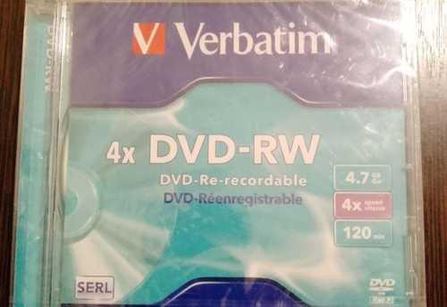 Диск CD-RW Verbatim пр-во Тайвань новый