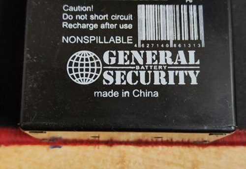 Аккумулятор General Security GS 2.8-6 (6V / 2.8Ah)