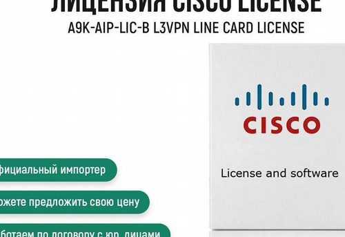 Лицензия Cisco License A9K-AIP-LIC-B L3VPN