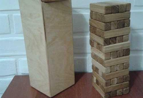 Игра Дженга (Jenga) Падающая башня 4х4