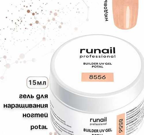 RuNail Гель с поталью,15 мл №8556