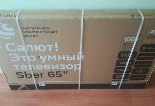 Sber SDX-65U4124B, SmartTV, 4K, новый, доставка