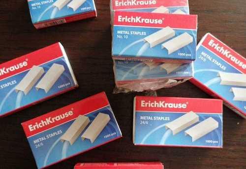 Новые скобы для степлера Erich Krause