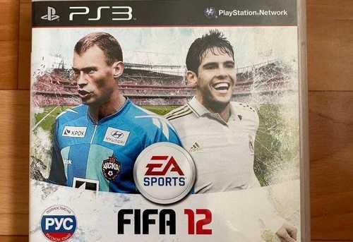 Диск Fifa 12 Футбол Лицензия PS3