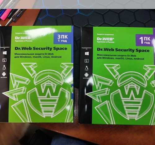 Dr.Web Security Space на 12 мес. на 1 комп. Box