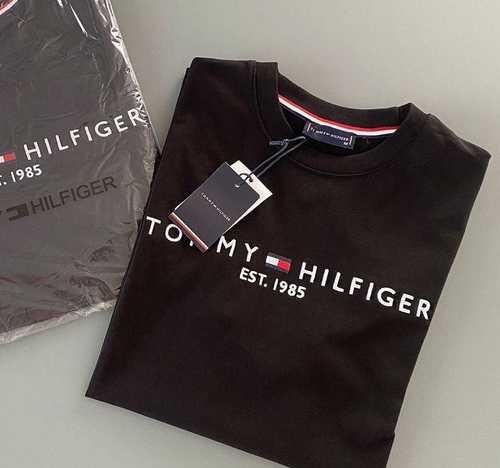 Футболка мужская tommy hilfiger черная