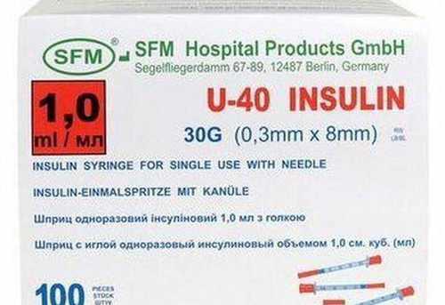 Шприцы инсулиновые 1ml, U-40