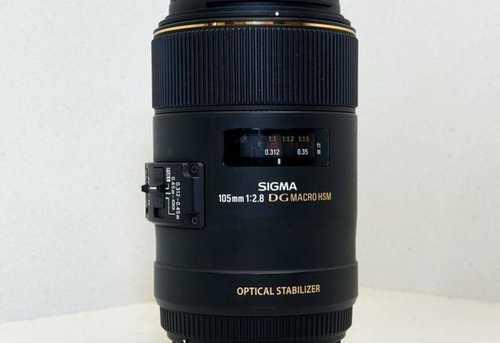 Обьектив Sigma 105mm F2.8 EX DG OS HSM macro