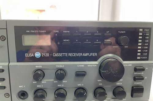 Elisa RCF 2120. Cassette receiver amplifier