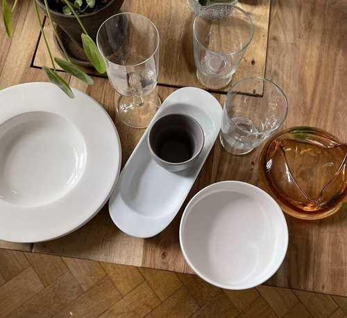 Разная посуда бокалы икея тарелки