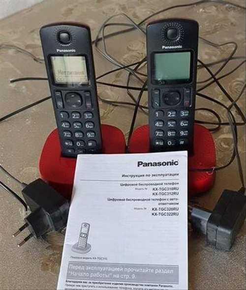 Радиотелефон Panasonic KX-TGC312RUR