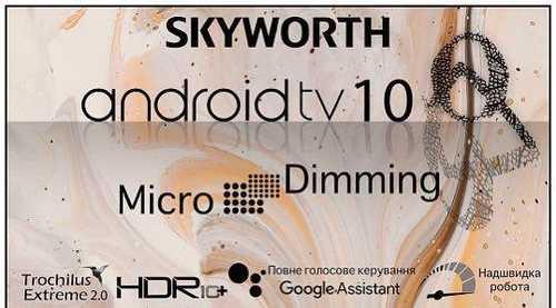 Телевизор Skyworth 43G3A тв / tv 43 4k Android10