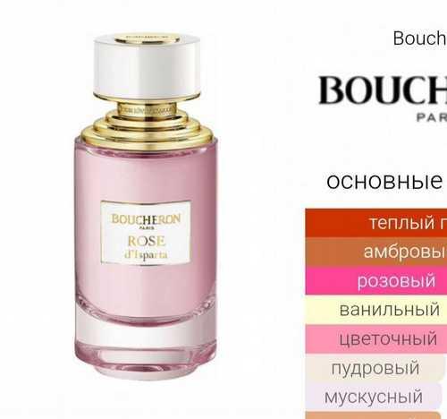 Rose d'Isparta Boucheron остаток во флаконе