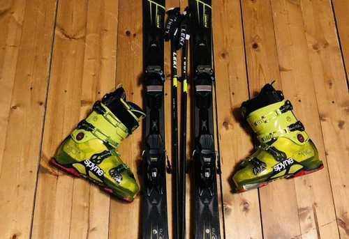 Горные лыжи и ботинки K2