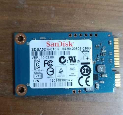 SSD HDD sandisk 16 GB sdsa5DK-016G