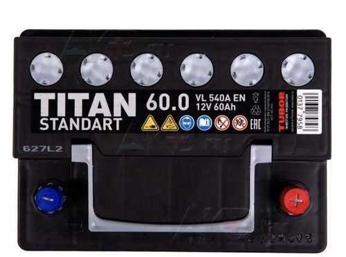 Аккумулятор Титан Standart 6CT-60L R+ д242ш175в190