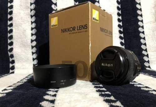 Nikon 50mm f 1.8g af s nikkor