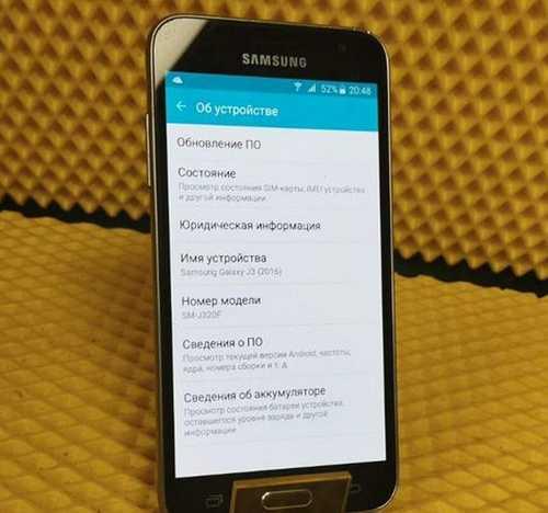 Samsung Galaxy J3 (2016) SM-J320F/DS, 8 ГБ