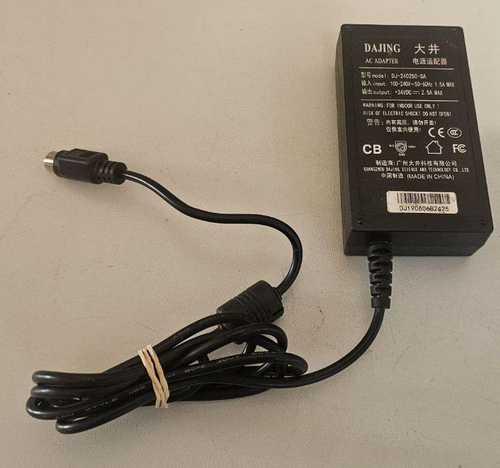 Блок питания Dajing DJ-240250-SA 24V-2.5A 3-pin