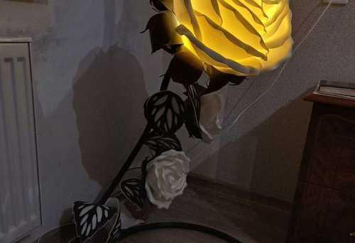 Светильник напольный цветок