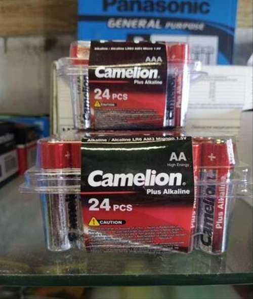 Батарейки алкалиновые Camelion R3 R6
