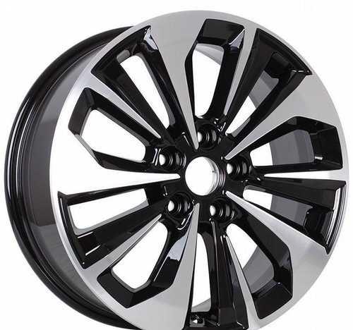 K&K Авиор 7x17 5*114.3 ET50 DIA67.1 Алмаз черный Литой