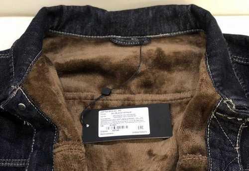 Новая джинсовая куртка мужская утепленная XL