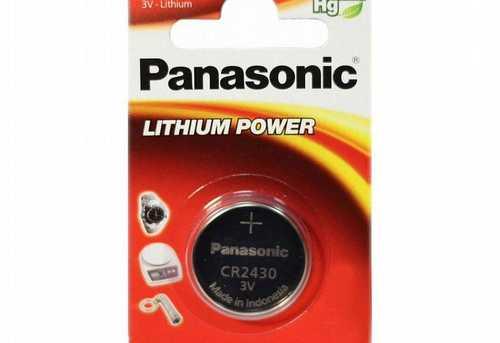 Батарейки Panasonic CR-2430EL/1B дисковые литиевые