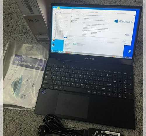 Новый ноутбук aquarius i5-10 8озу 256ssd m2