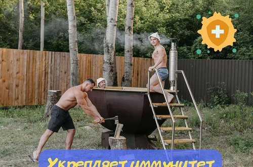 Купель из лиственницы