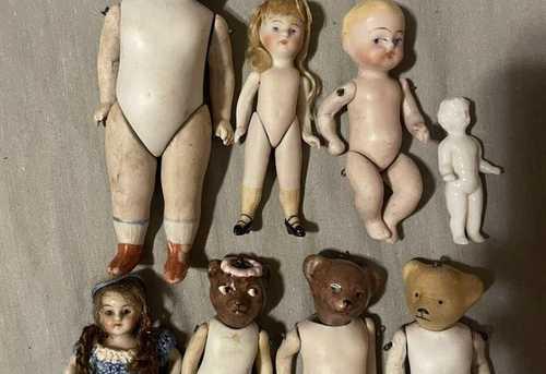 Куклы антикварные фарфоровые