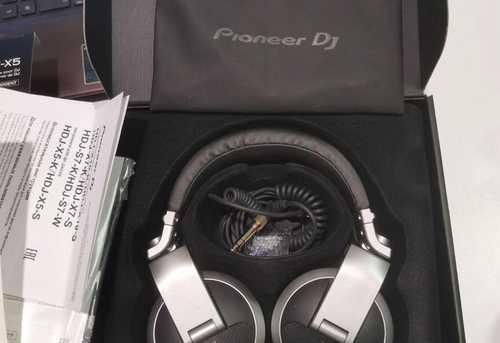 Диджейские наушники pioneer HDJ-X5 silver