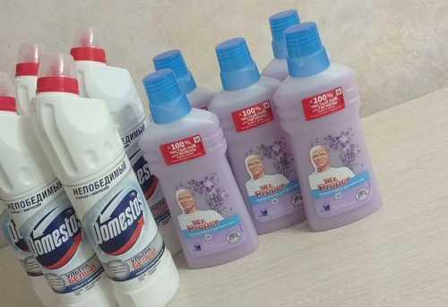 Для чистоты в вашем доме Domestos и Mr.Proper