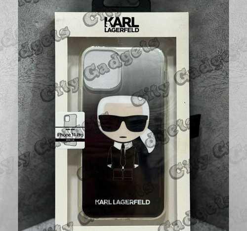 Чехол Karl Lagerfeld iPhone 11Pro Gradient Black