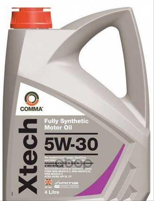 Comma 5W30 xtech (4L)масло мот. син acea A5/B