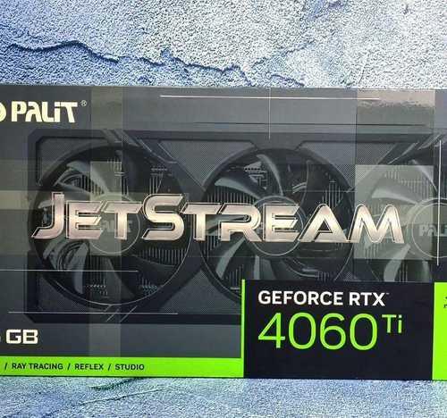 Новая видеокарта RTX 4060TI Palit JetStream 16GB