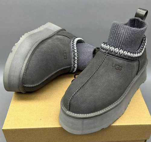 Угги / Ugg Tazz Tasman Chestnut С Носком 36-40