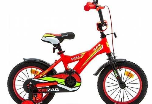 Детский велосипед zigzag 14" Snoky красный (2024)