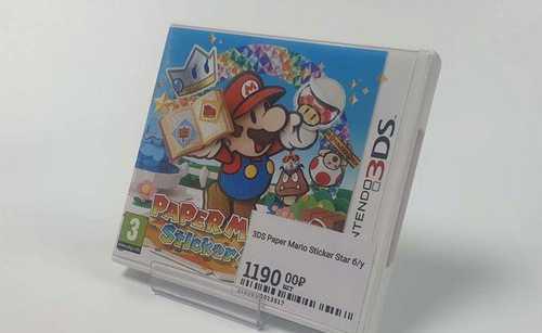 3DS Paper Mario Sticker Stat бу