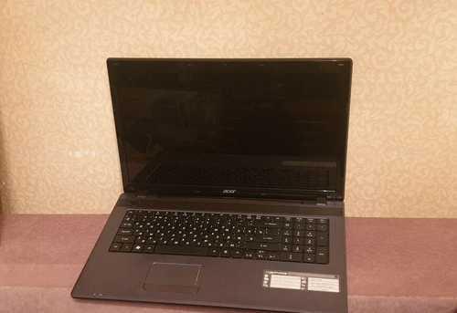 Acer aspire 7520 17дюймов