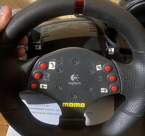 Руль logitech momo racing