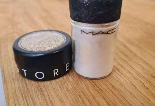 Пигмент mac, глиттер make up store