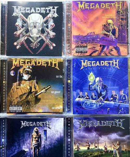 Музыкальные сд диски Megadeth