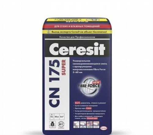 Смесь самовыравнивающаяся Ceresit CN 175 super
