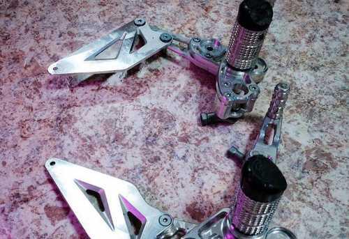 Подножки усиленные Yamaha MT07 Crazy Iron