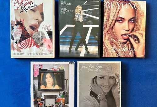 DVD с концертовJenniferLopez/Beyoncé/Kylie Minogue