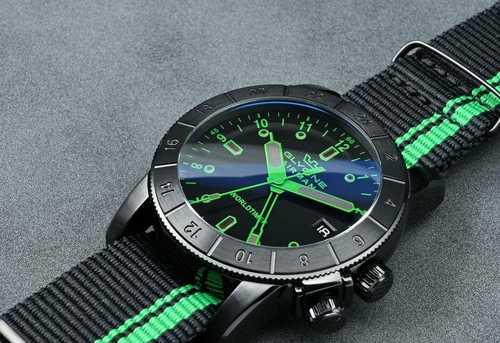 Часы Glycine Airman Worldtimer Швейцария новые